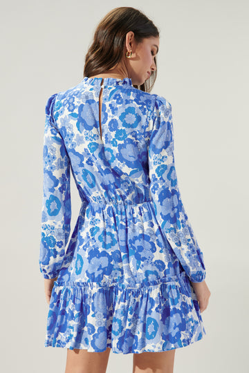 Odessa Dot Sammy Ruffle Drop Waist Dress Sugarlips